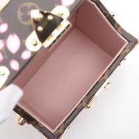 ヴィトン×村上隆 LV × TM カメラバッグ M14173 ブラウン RFID反応あり